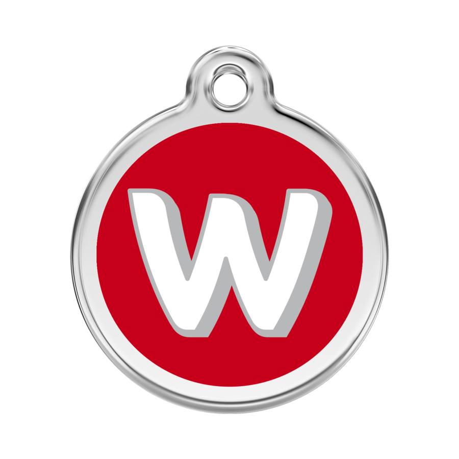 Red Dingo Dog ID Tag Alphabet Large P-Q-R-S-T-U-V-W-X-Y-Z ...